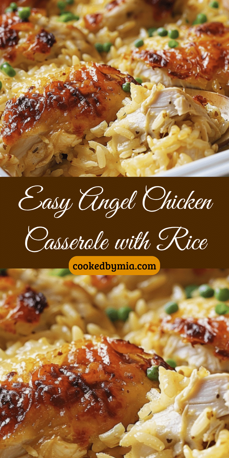 Angel Chicken Rice Casserole - Cooked By Mia