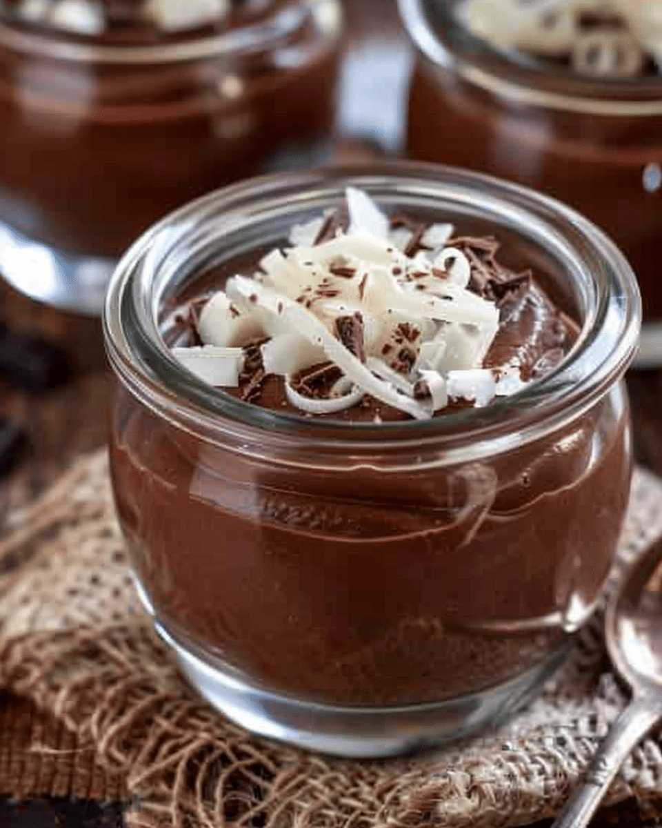 Homemade Chocolate Pudding - Cooked By Mia