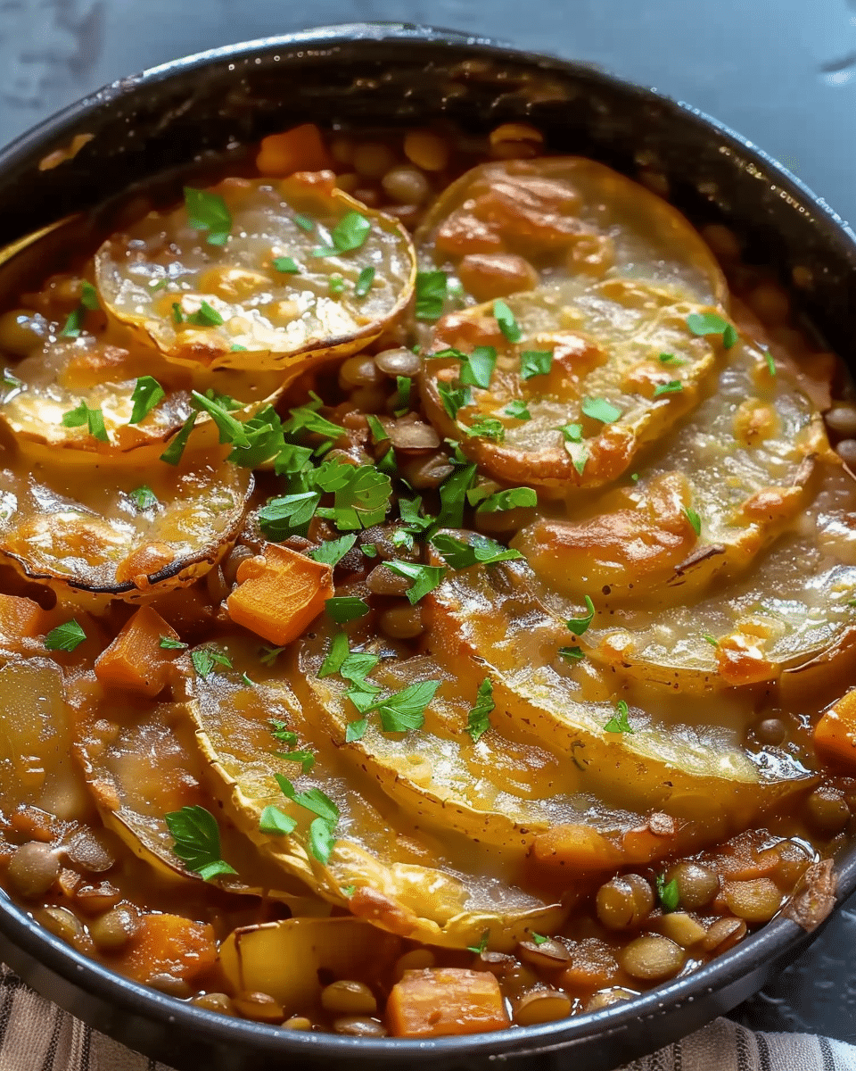 Easy Vegan Hotpot with Lentils - Cooked By Mia