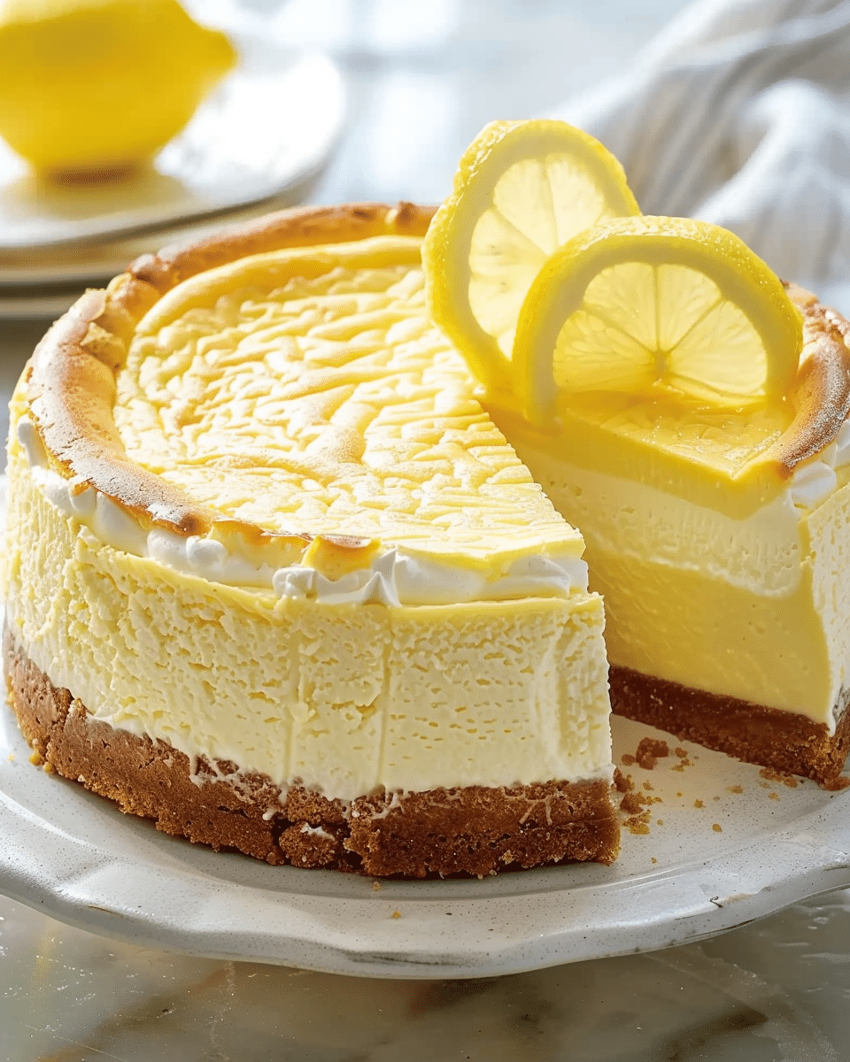 Lemon Cheesecake (Saving Room for Dessert) - Cooked By Mia