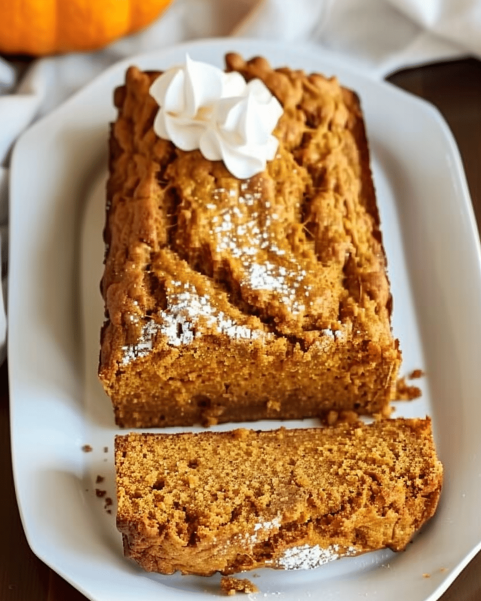 Healthy Flourless Pumpkin Bread - Cooked By Mia