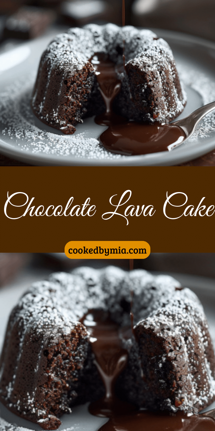 Chocolate Lava Cake - Cooked By Mia