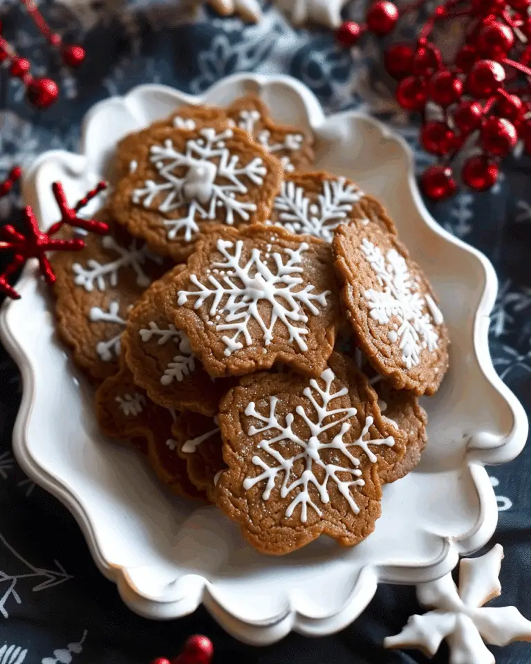Crispy Gingerbread Cookies - Cooked By Mia