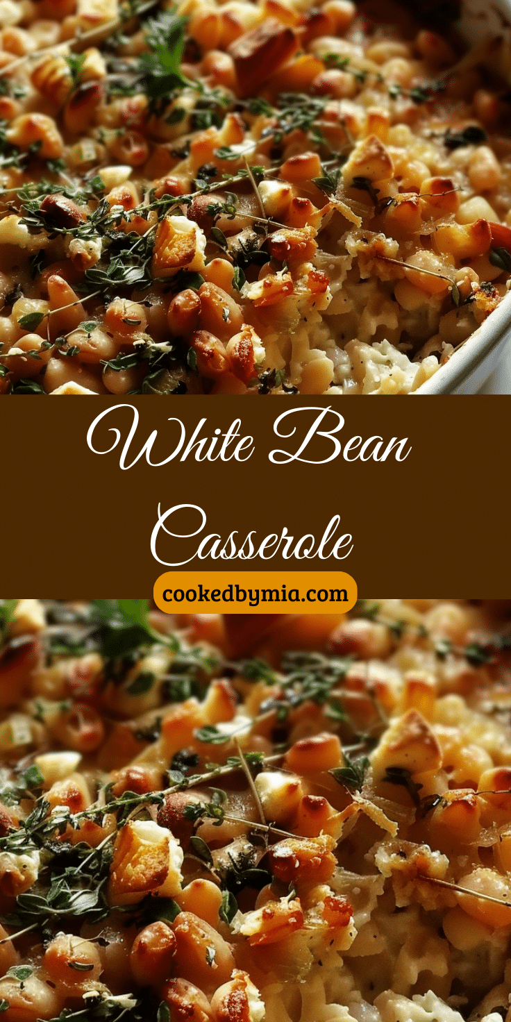 White Bean Casserole - Cooked By Mia