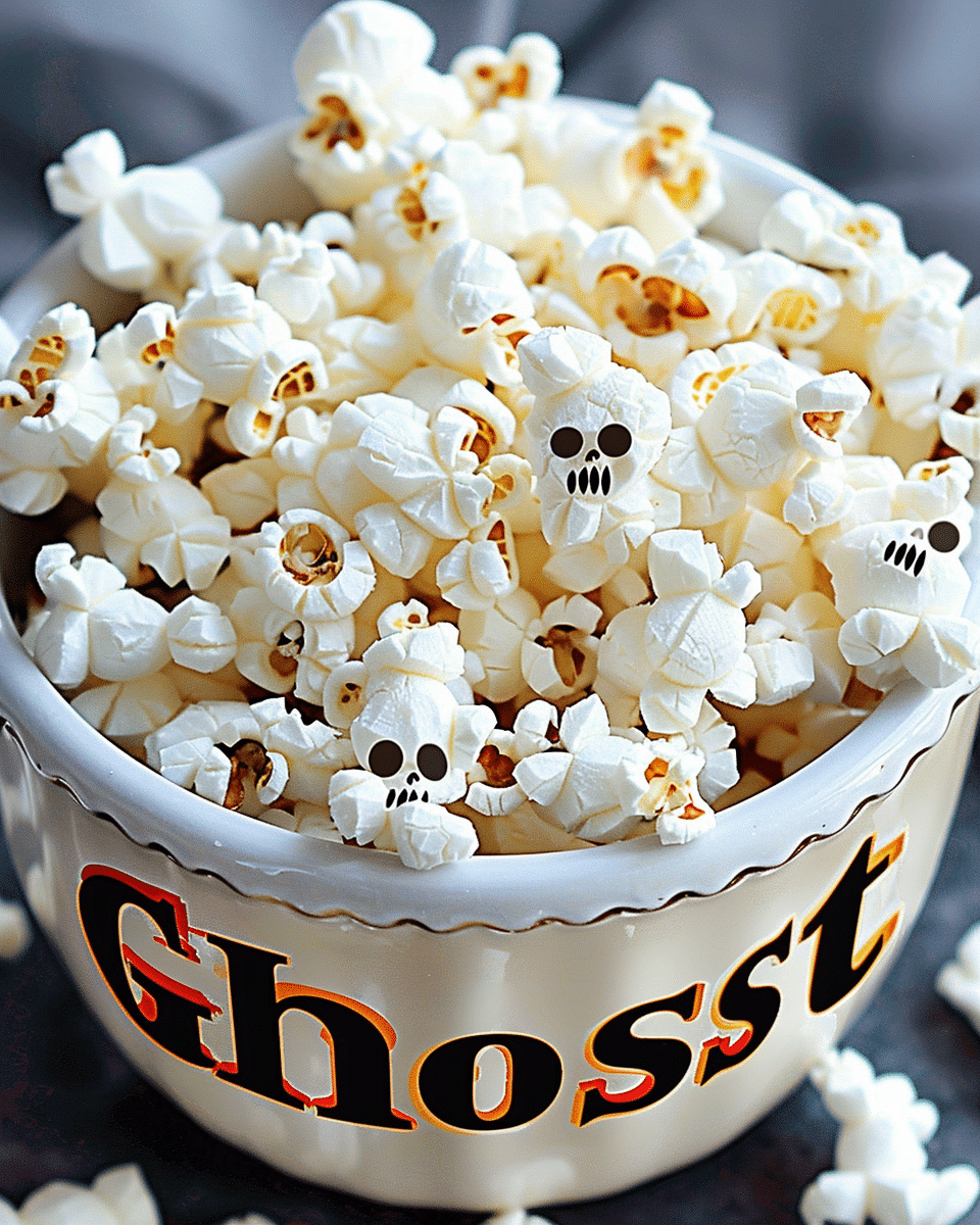 “Ghost” Popcorn - Cooked By Mia