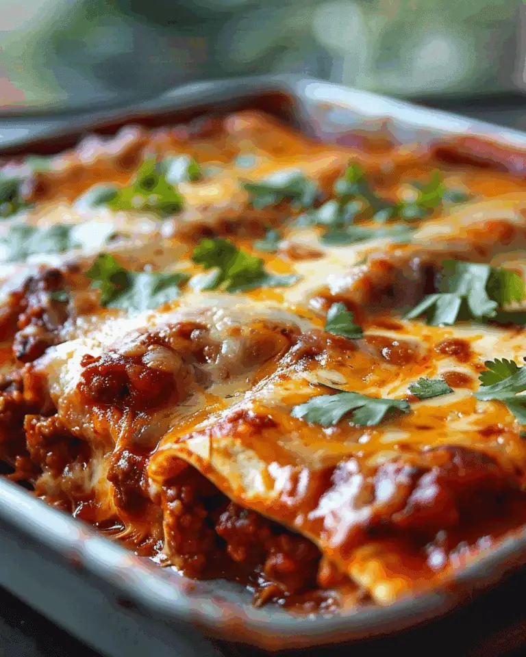 Isabel’s Amazing Beef Enchiladas with Red Sauce - Cooked By Mia