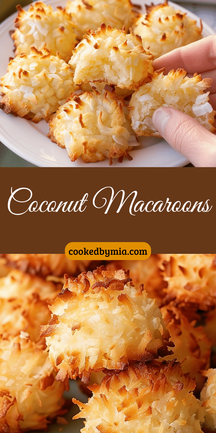 Coconut Macaroons - Cooked By Mia