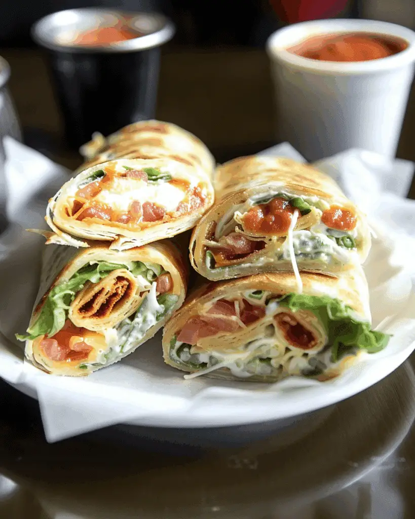 Gourmet BLT Wraps with Secret Sauce - Cooked By Mia