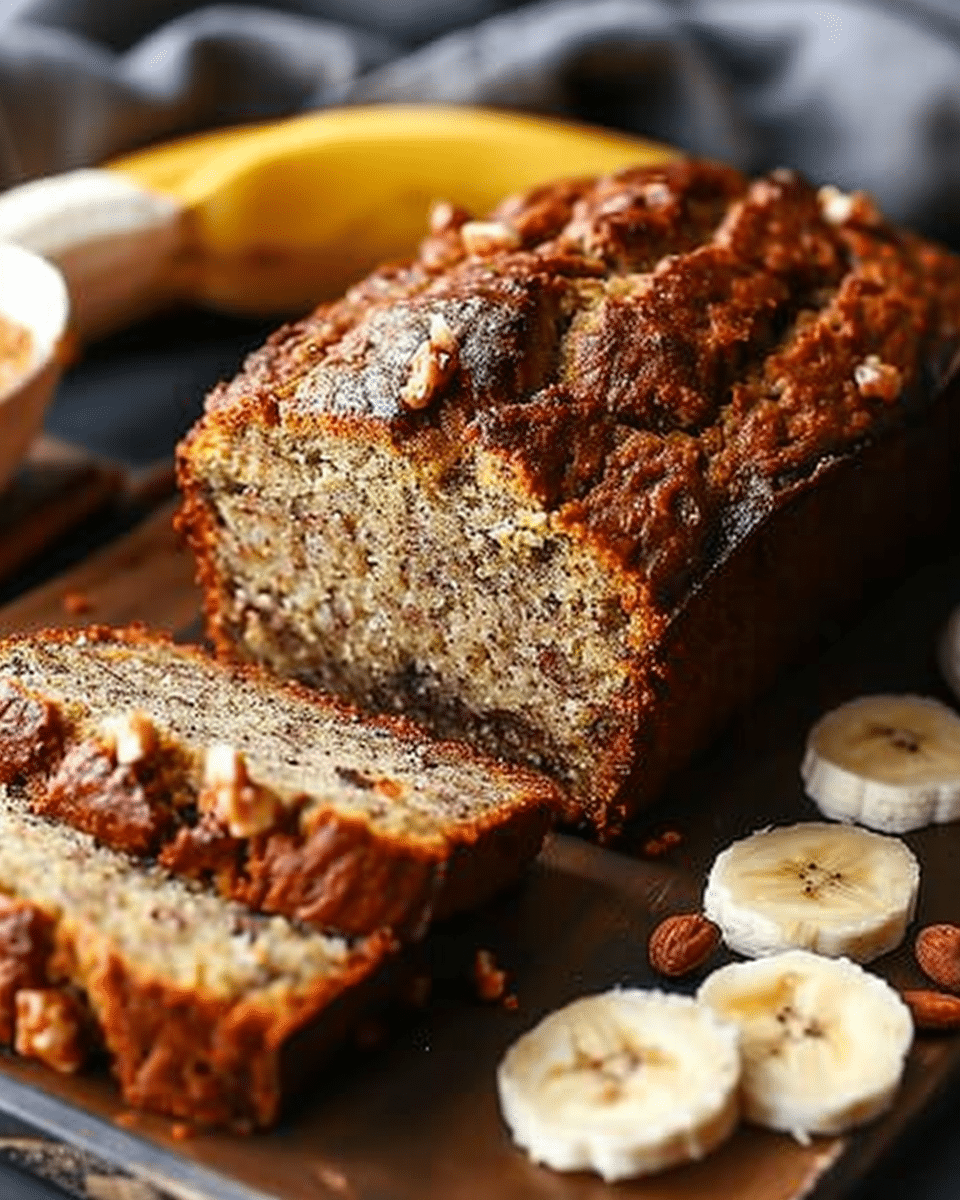 High Protein Banana Bread - Cooked By Mia