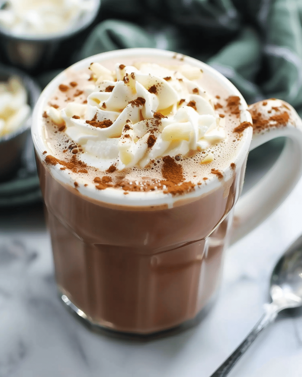 Milky Way Hot Chocolate - Cooked By Mia