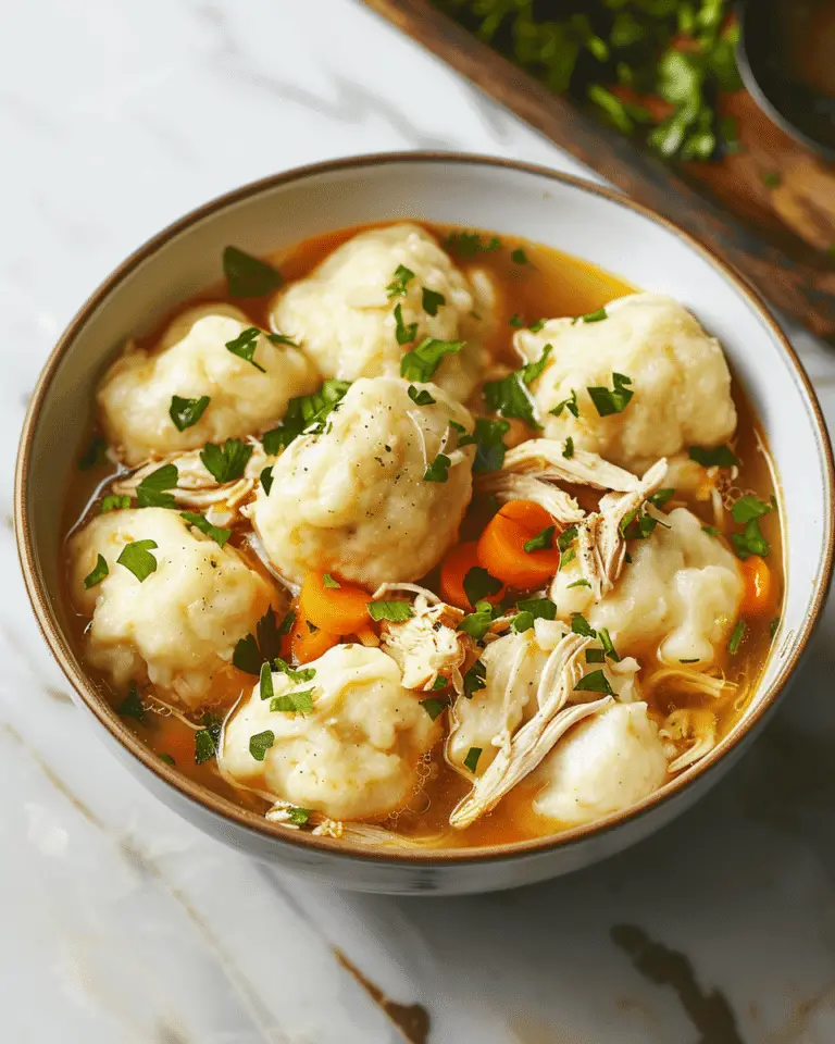 Southern Homemade Chicken and Dumplings - Cooked By Mia