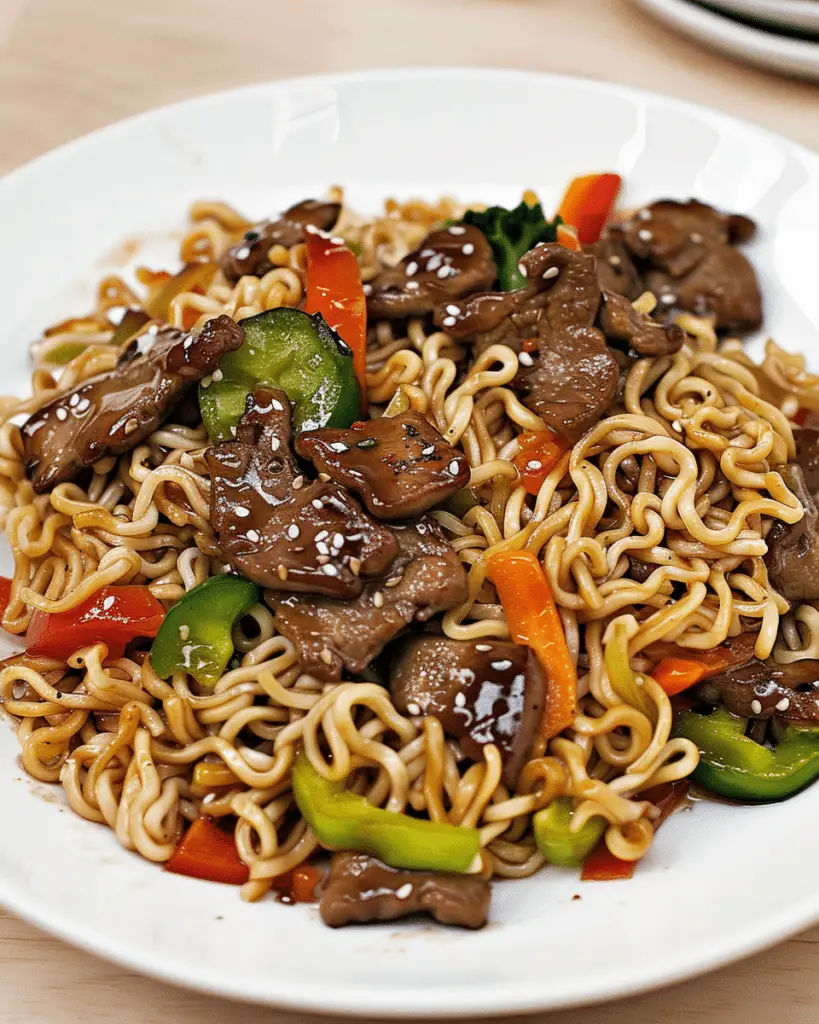 Instant Ramen Stir-Fry Recipe - Cooked By Mia