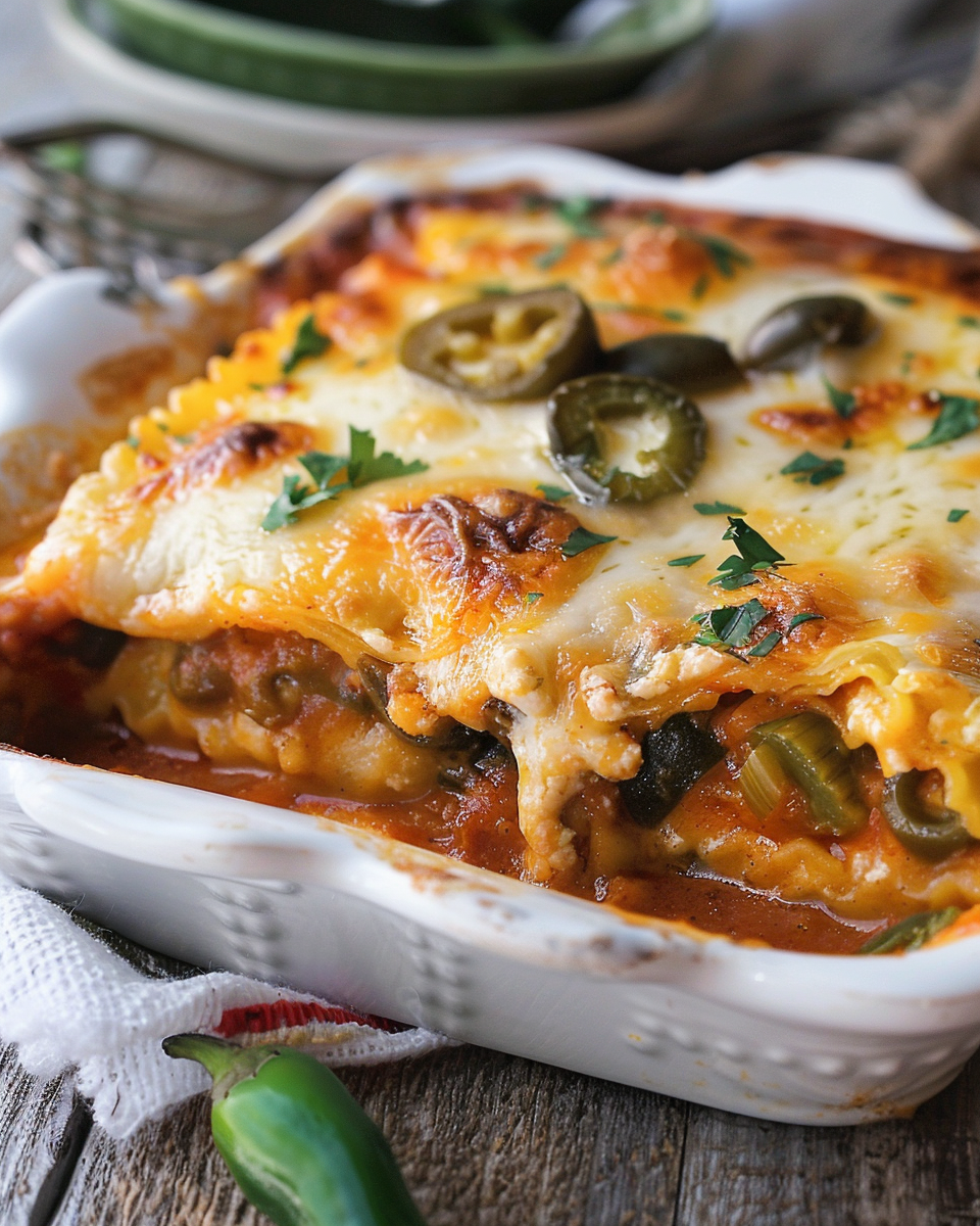 Chili Relleno Casserole - Cooked By Mia