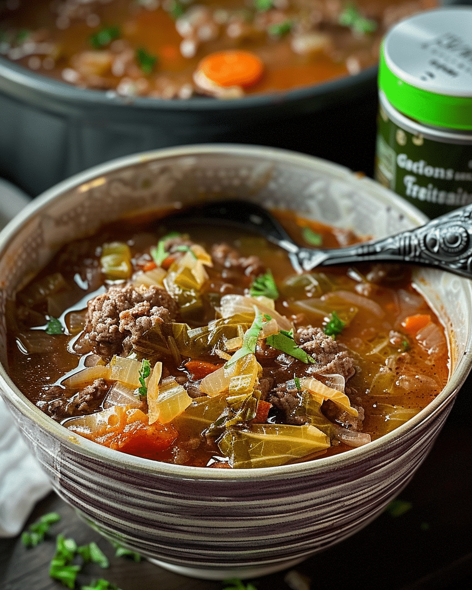 Keto Cabbage Soup - Cooked By Mia