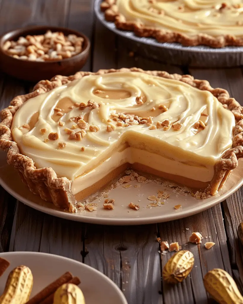 Old-Fashioned Amish Peanut Butter Dream Pie - Cooked By Mia