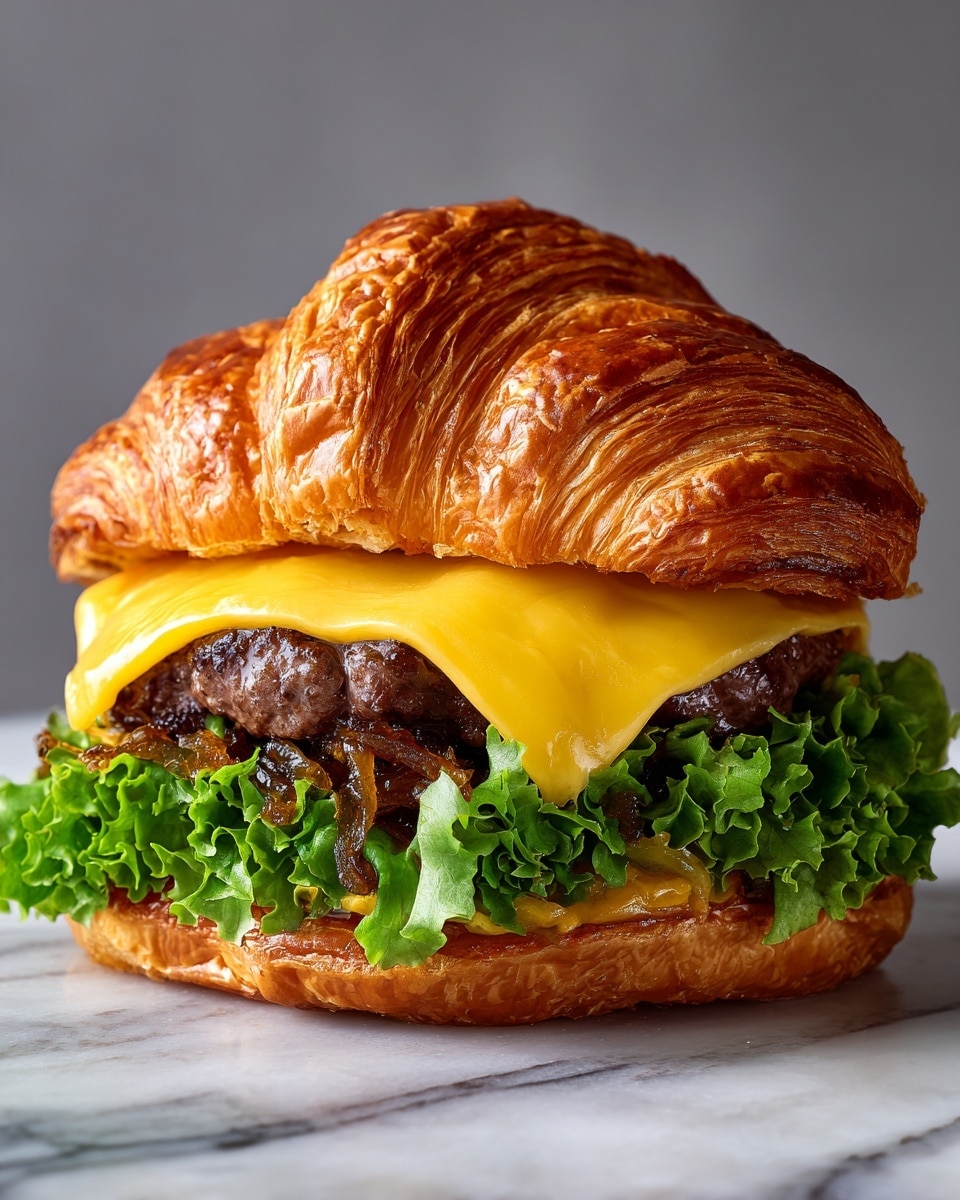 Croissant Smash Burgers Recipe - Cooked By Mia