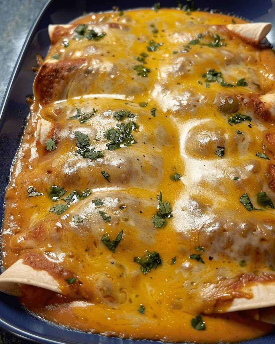 Homemade Hatch Green Chili Chicken Enchiladas - Cooked By Mia