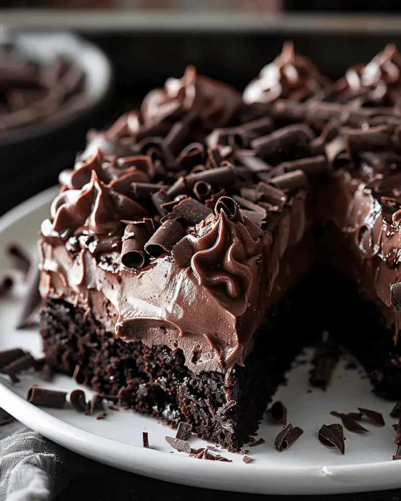 Death by Chocolate Poke Cake - Cooked By Mia