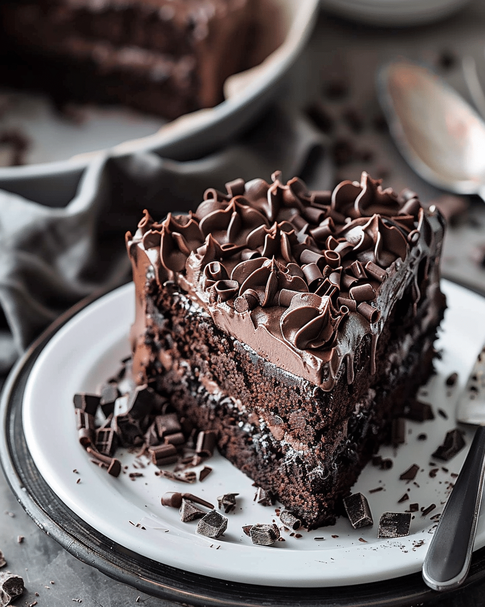 Death by Chocolate Poke Cake - Cooked By Mia