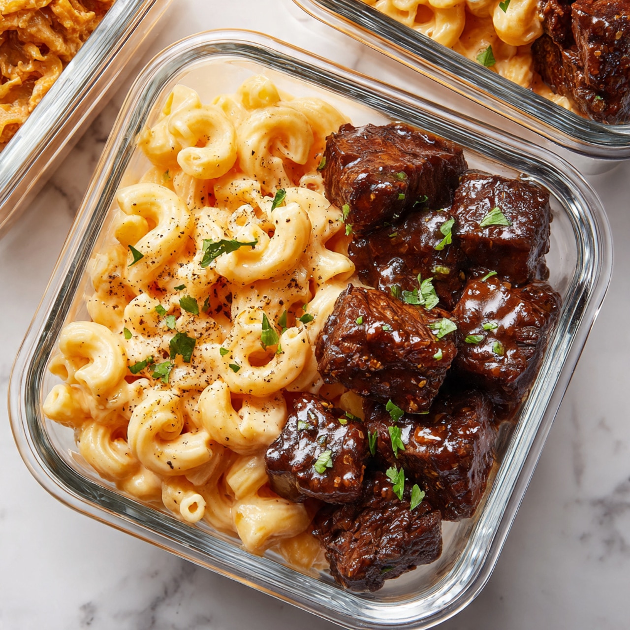 High-Protein Honey Garlic Butter Chicken with Mac & Cheese Recipe ...