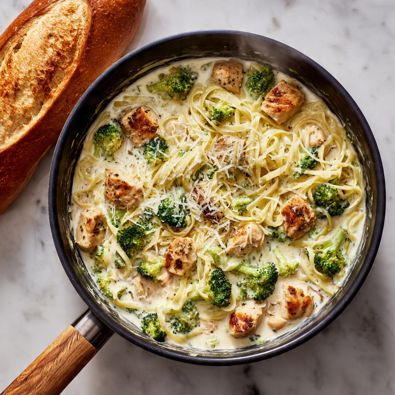 Cheesy Chicken Broccoli Orzo Recipe - Cooked By Mia