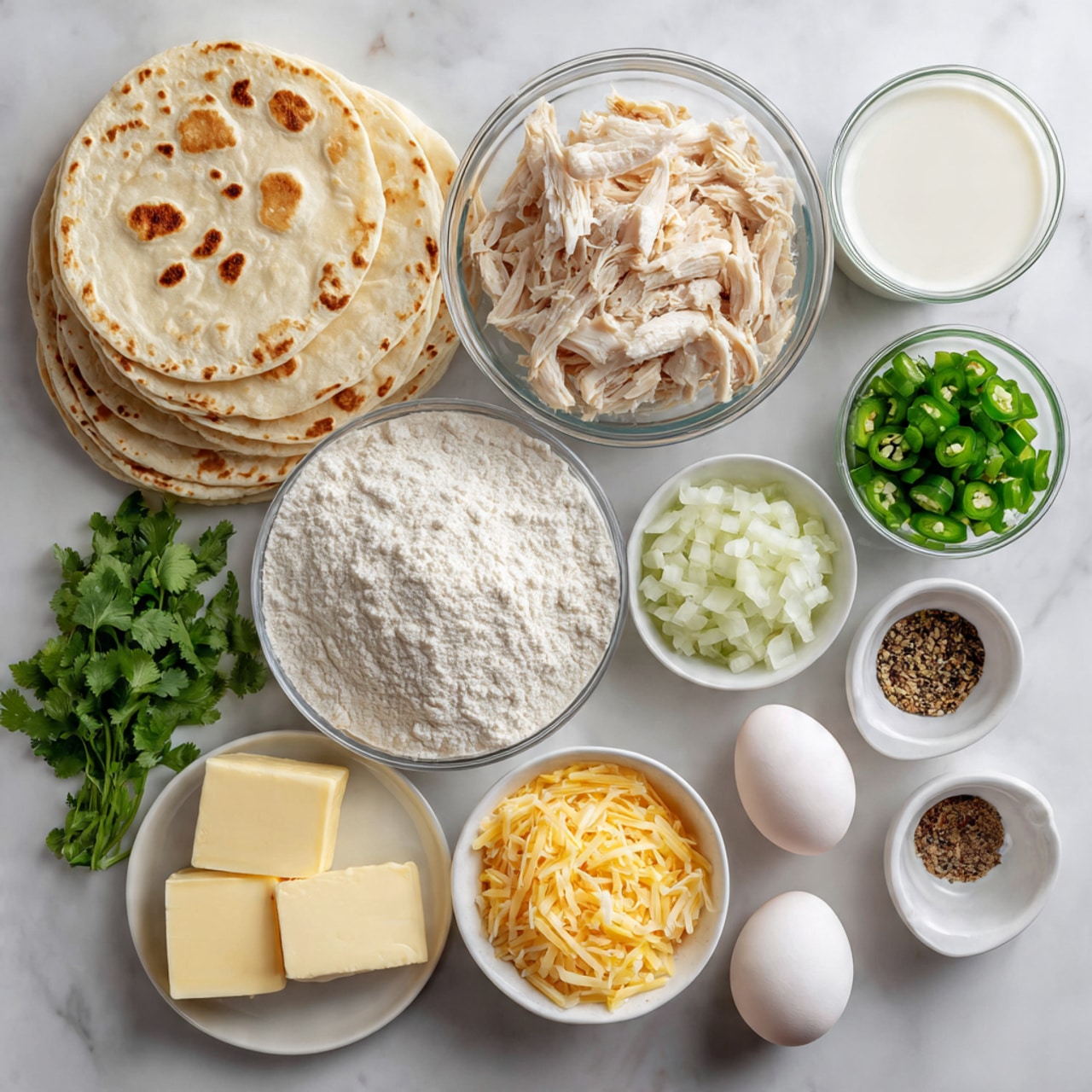 Creamy White Chicken Enchiladas Recipe - Cooked By Mia