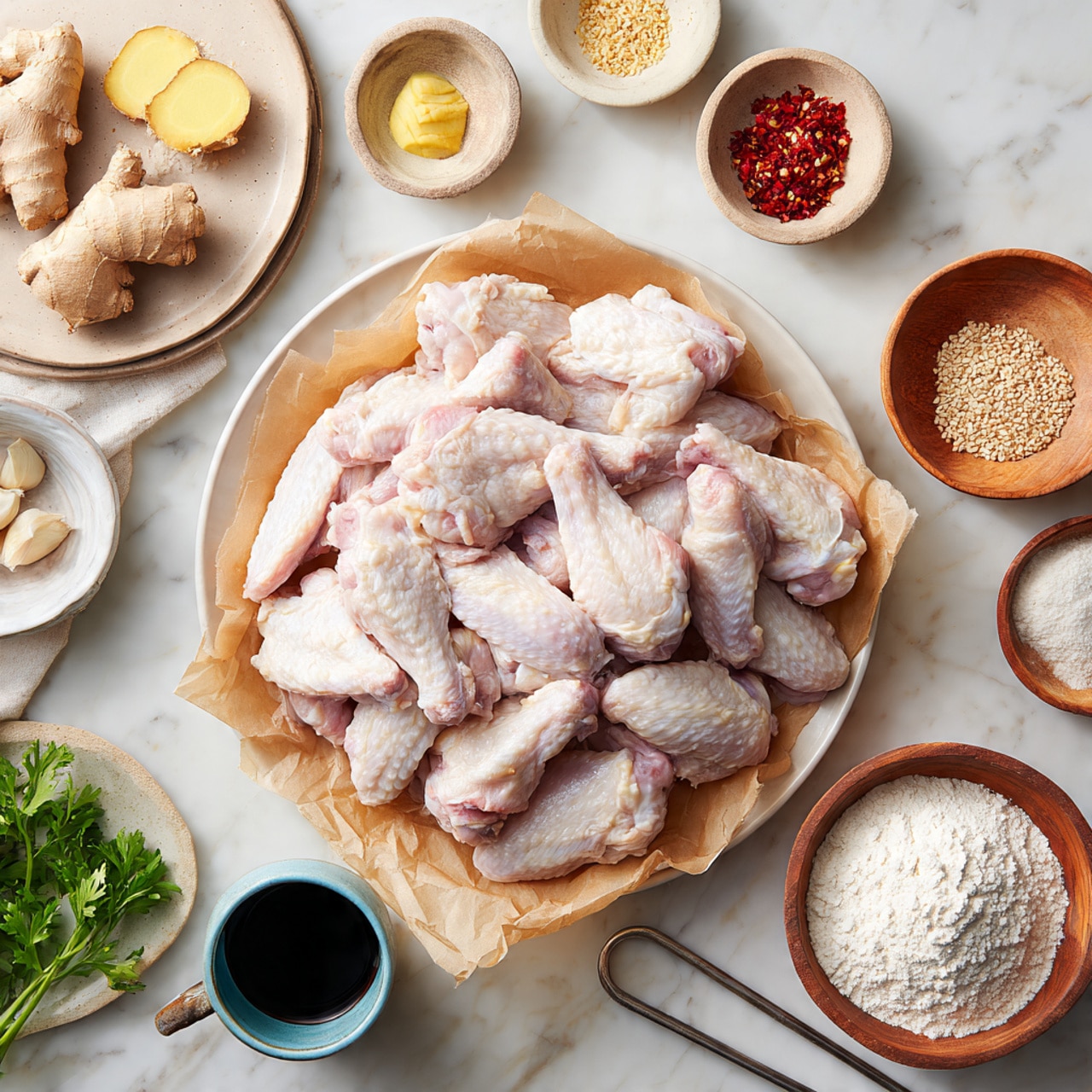 Oven Baked Sticky Honey Garlic Chicken Wings Recipe - Cooked By Mia