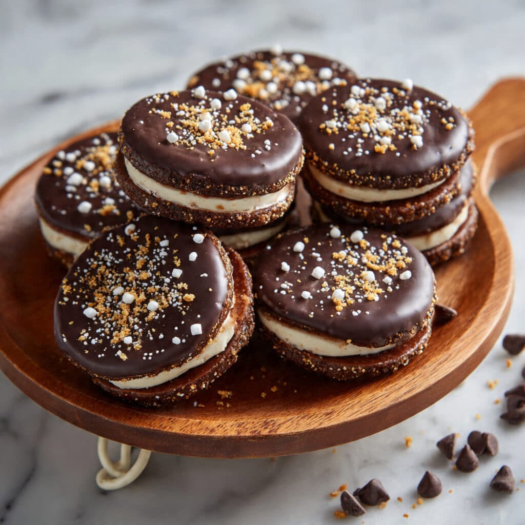 S'more Cracker Cookies Recipe - Cooked By Mia