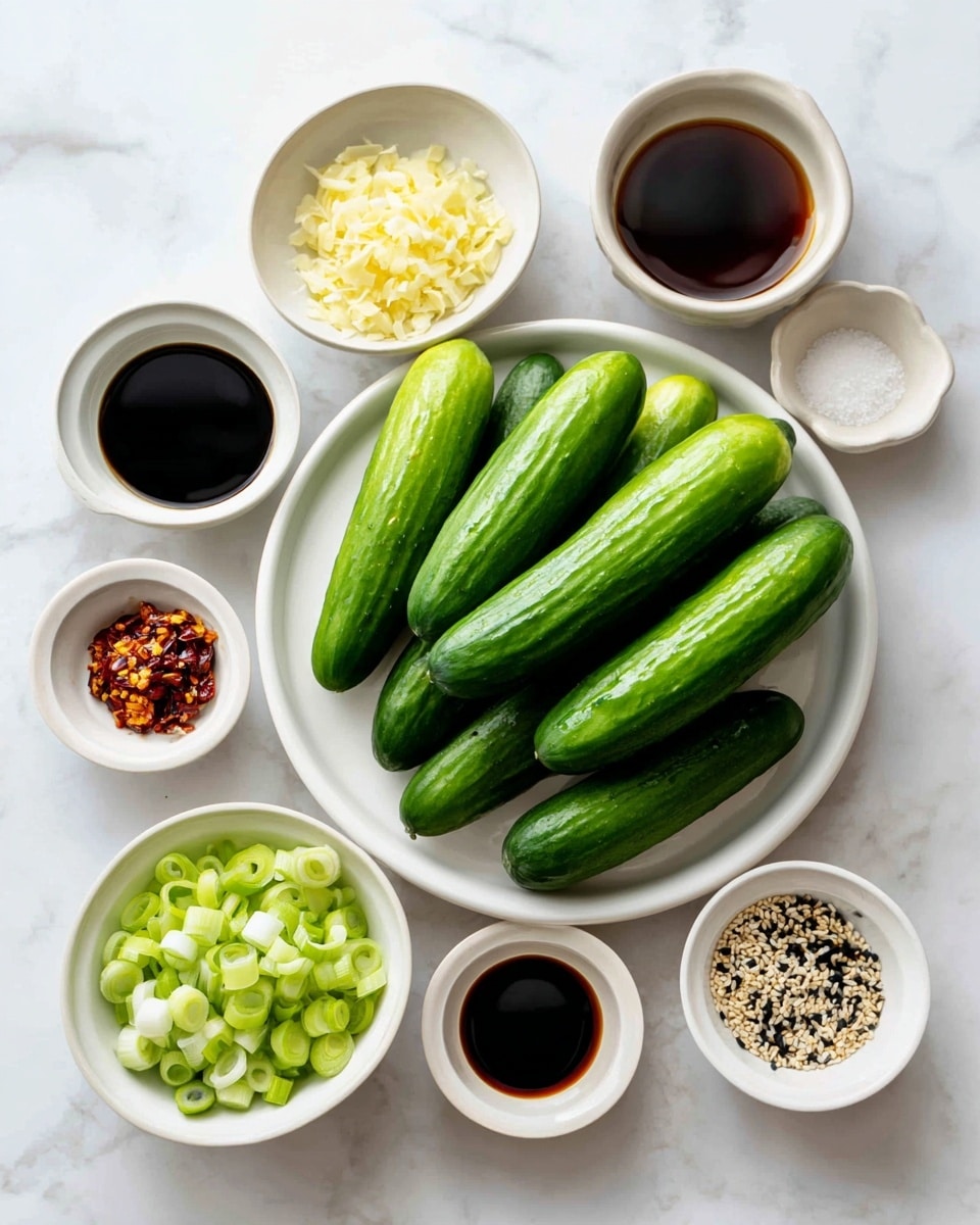 Smashed Cucumber Salad with Chili Crisp Recipe - Cooked By Mia