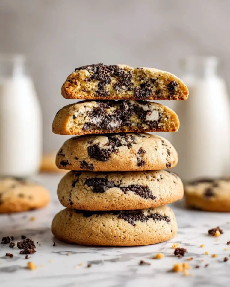 One Bowl Peanut Butter Oreo Cookies with Brown Butter Recipe - Cooked ...